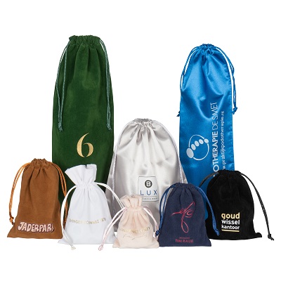 Katoenen zakjes | Luxe Cadeau zakjes | Organza zakjes | Wijnverpakking